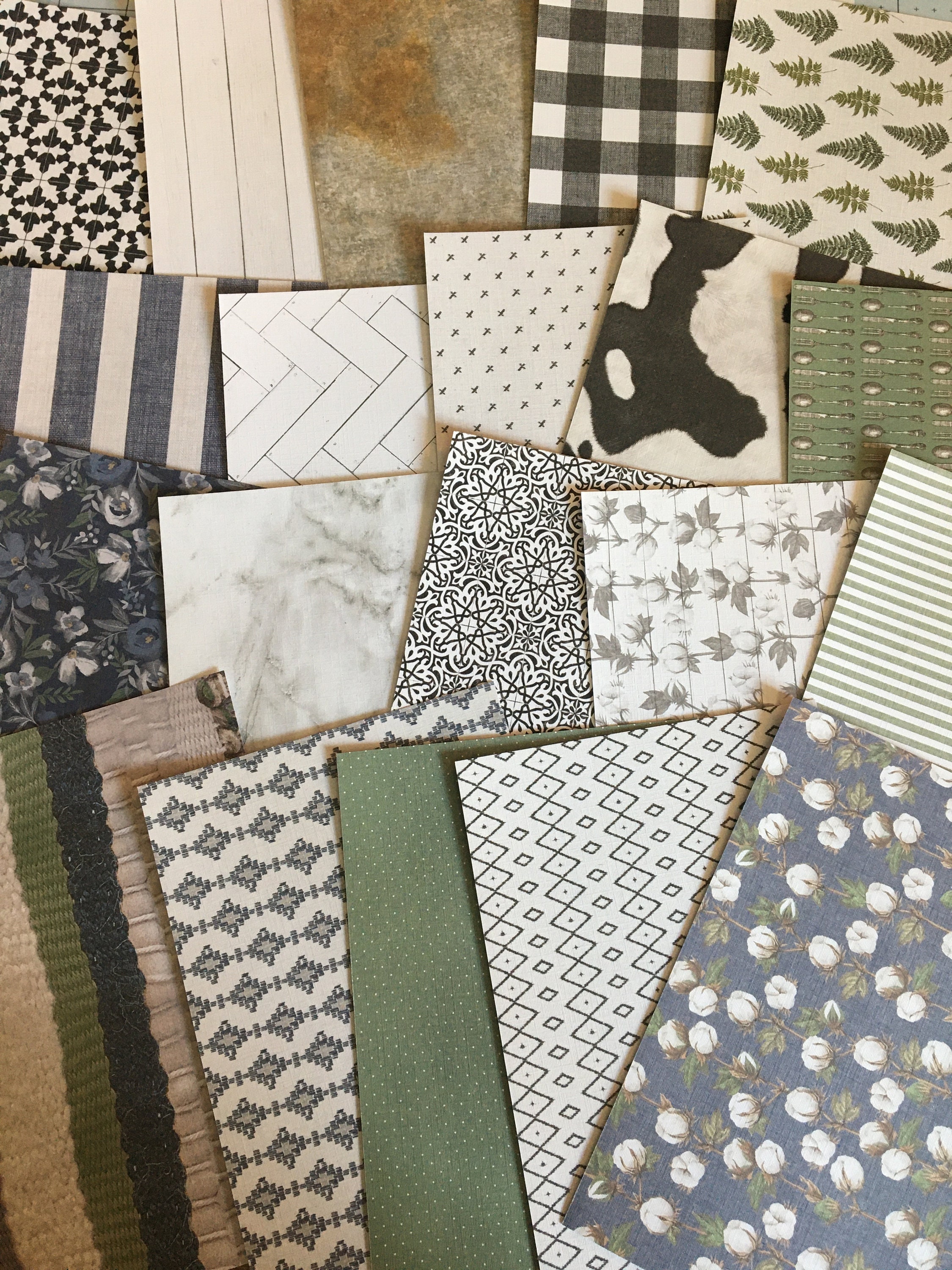 Farmhouse Cardstock Farmhouse Paper 4.5x6.5 20 Sheets - Etsy