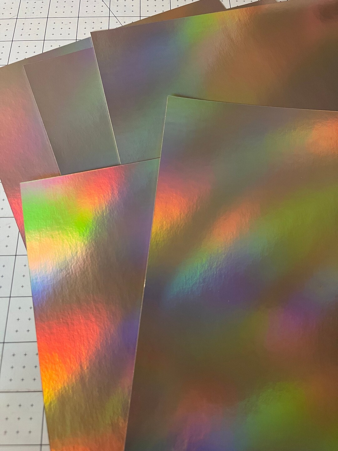 Holographic Foil Cardstock, Holographic Foil Paper, 65# Cardstock 8 ...