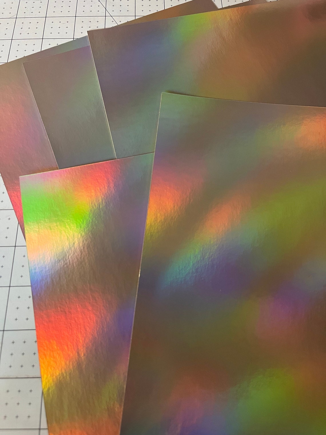 Holographic Foil Cardstock Holographic Foil Paper 65 - Etsy