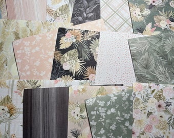 Floral Cardstock | Etsy