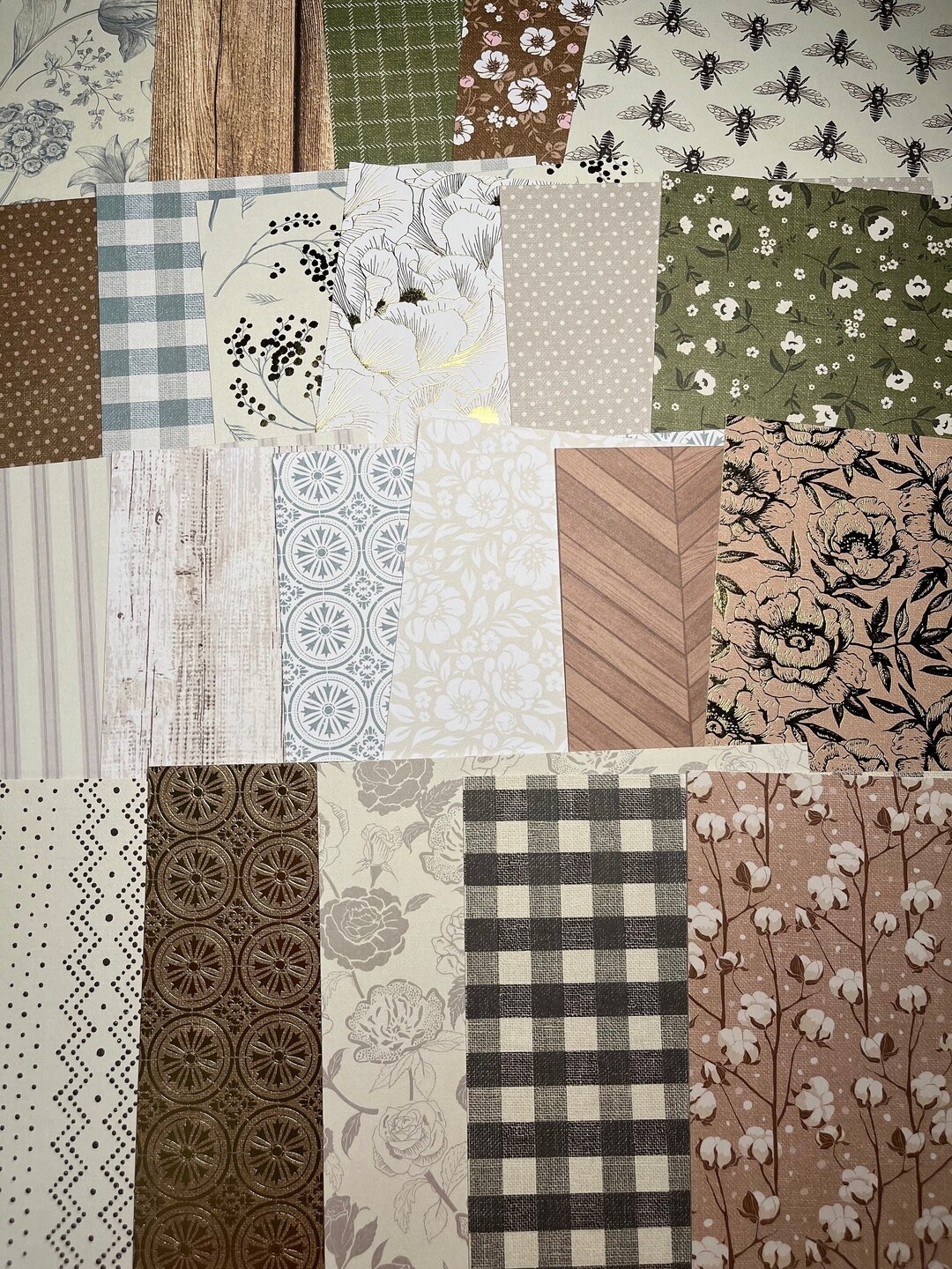 Farmhouse Cardstock, Paper, 6x6, 23 Sheets - Etsy