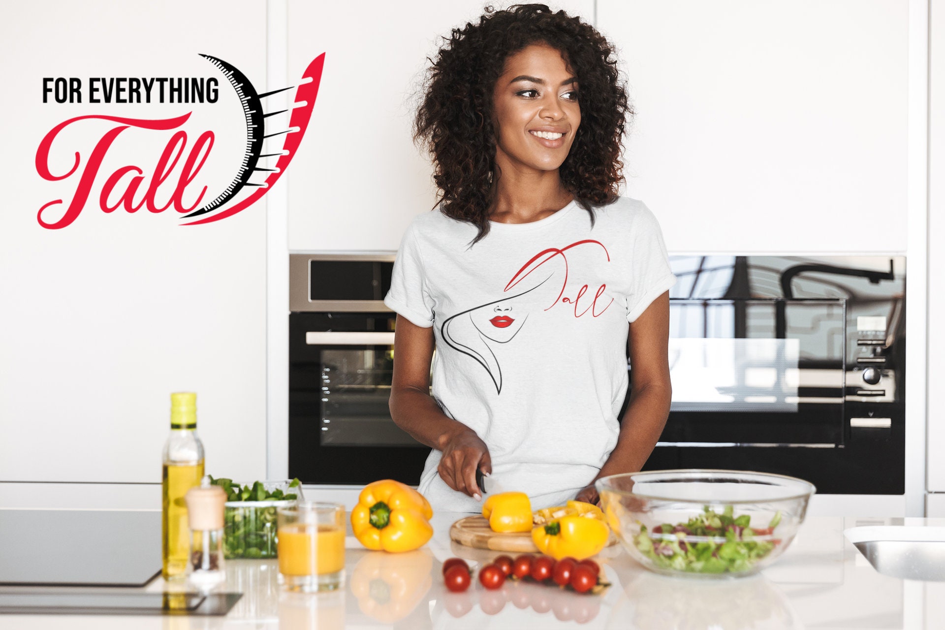 Tall Women Clothing, Graphic Tee, Plus Size, Simply Tall T-shirt - Etsy