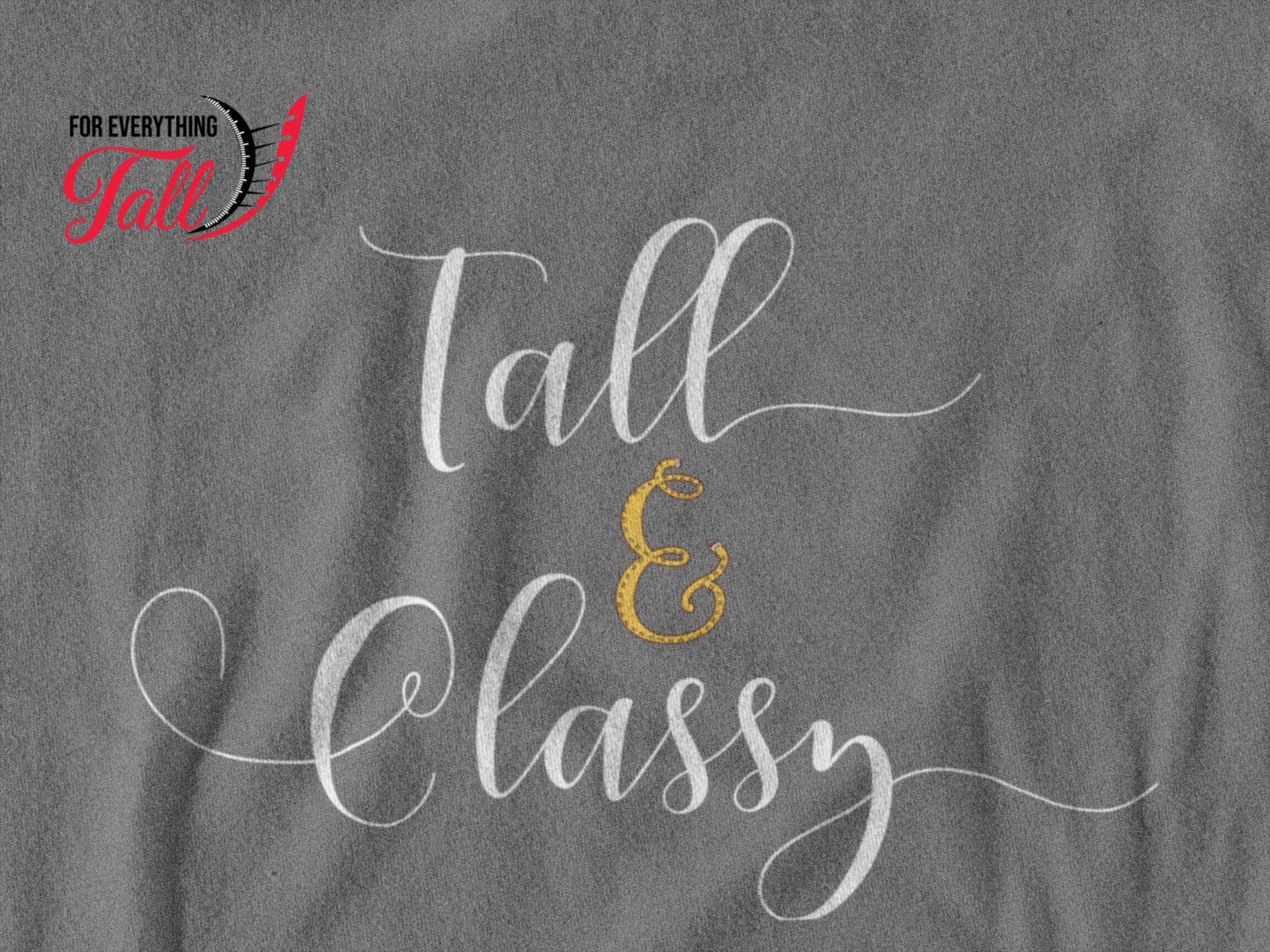 Tall Women Clothing, Graphic Tee, Plus Size, Tall & Classy T-shirt - Etsy