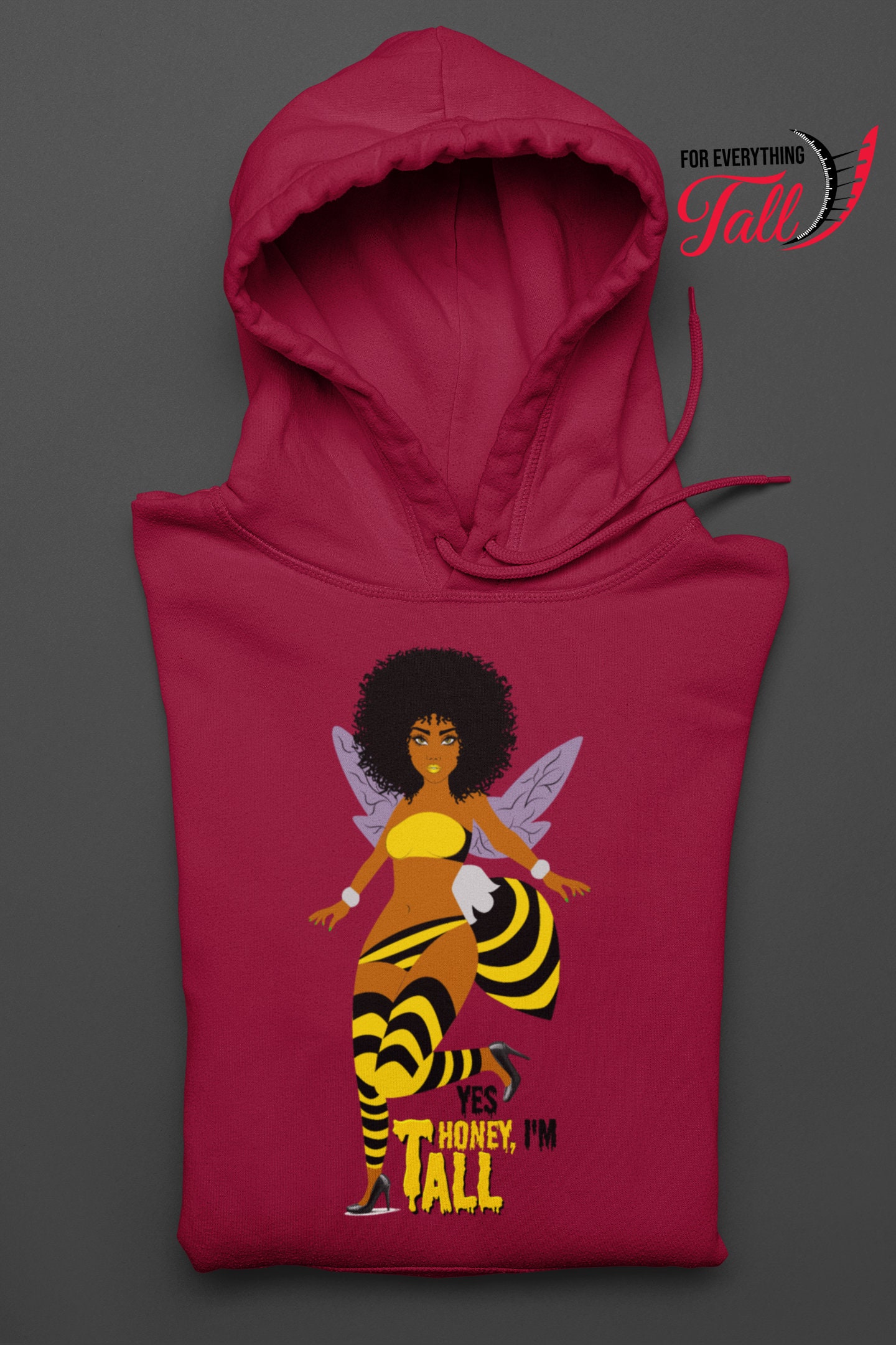 Tall Women Clothing, Graphic Tee, Plus Size, Yes Honey I'm Tall Graphic ...