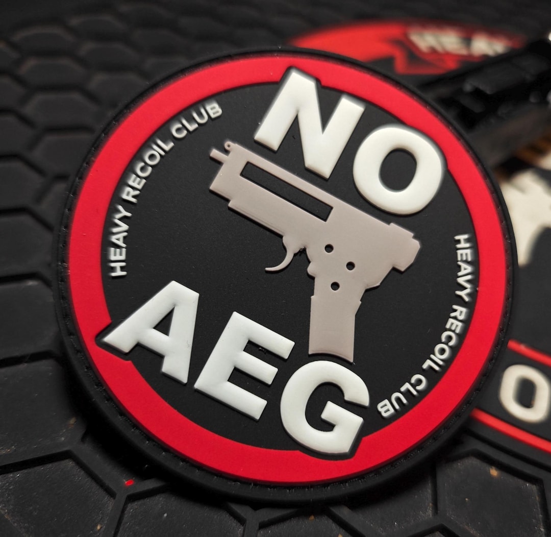 Heavy Recoil Club | NO AEG PVC Patch - Etsy
