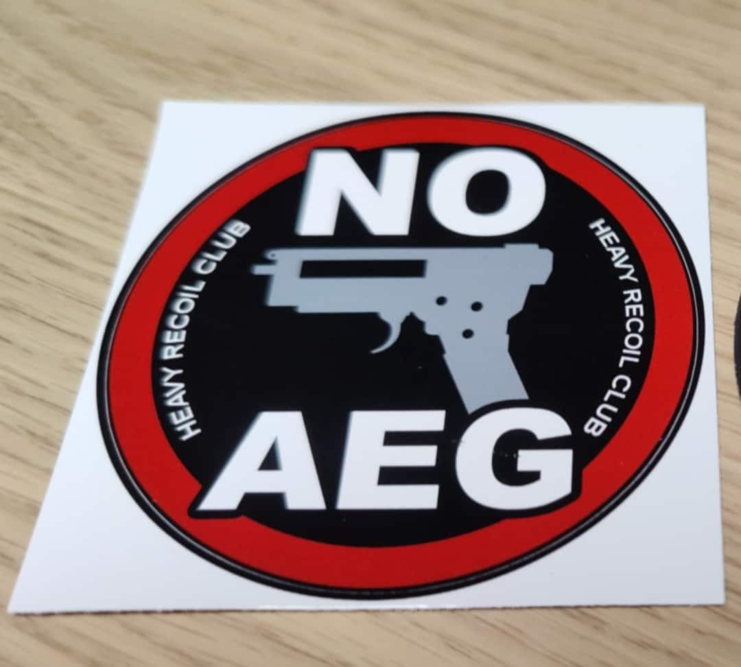 Heavy Recoil Club 5 Pack NO AEG Sticker - Etsy