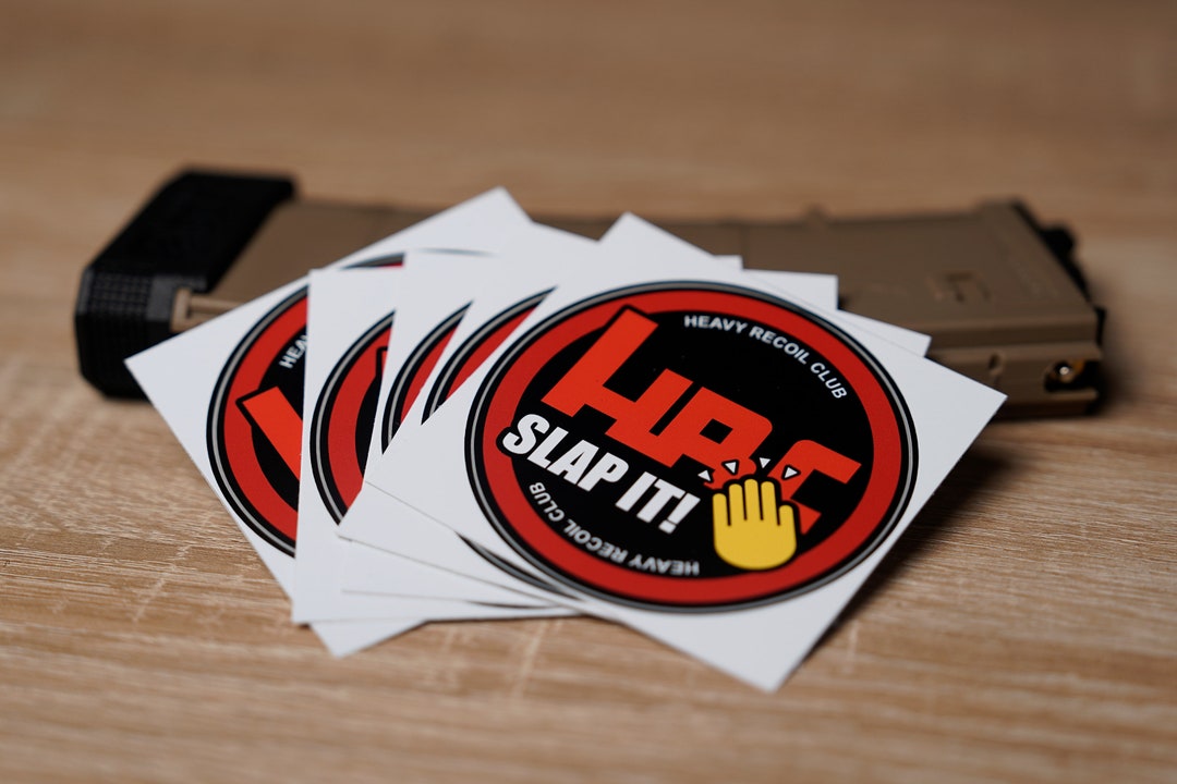 Heavy Recoil Club | 5 Pack HRC Slap-it Sticker - Etsy