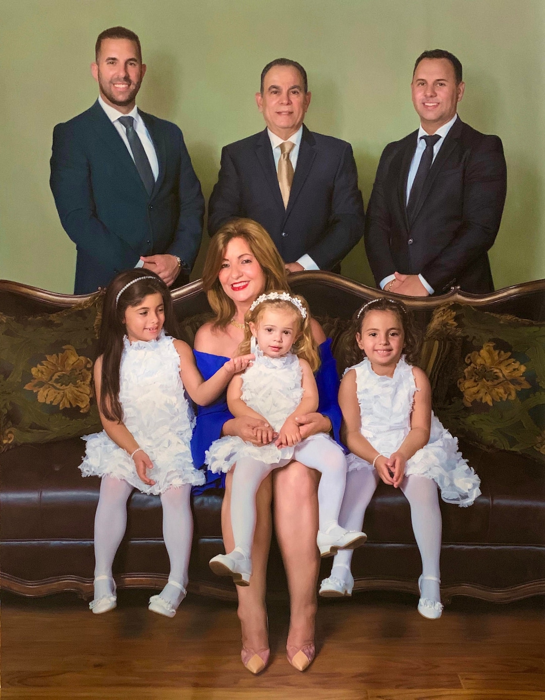 Custom Oil Family Portrait From Photo. Handmade Painting on Canvas - Etsy