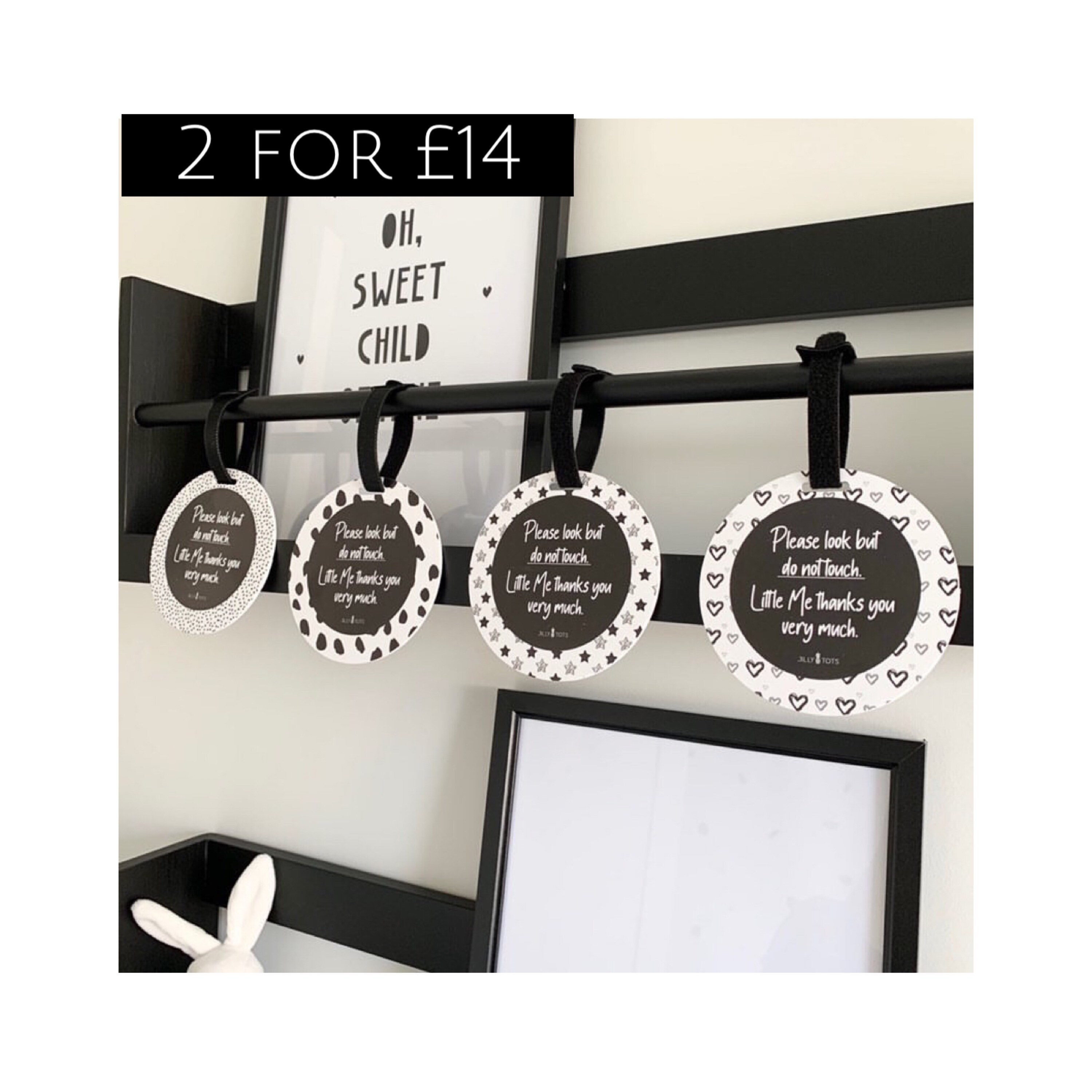 Multi Buy Baby Pram Tag Car Seat Carrier Accessory Germ Sign | Etsy