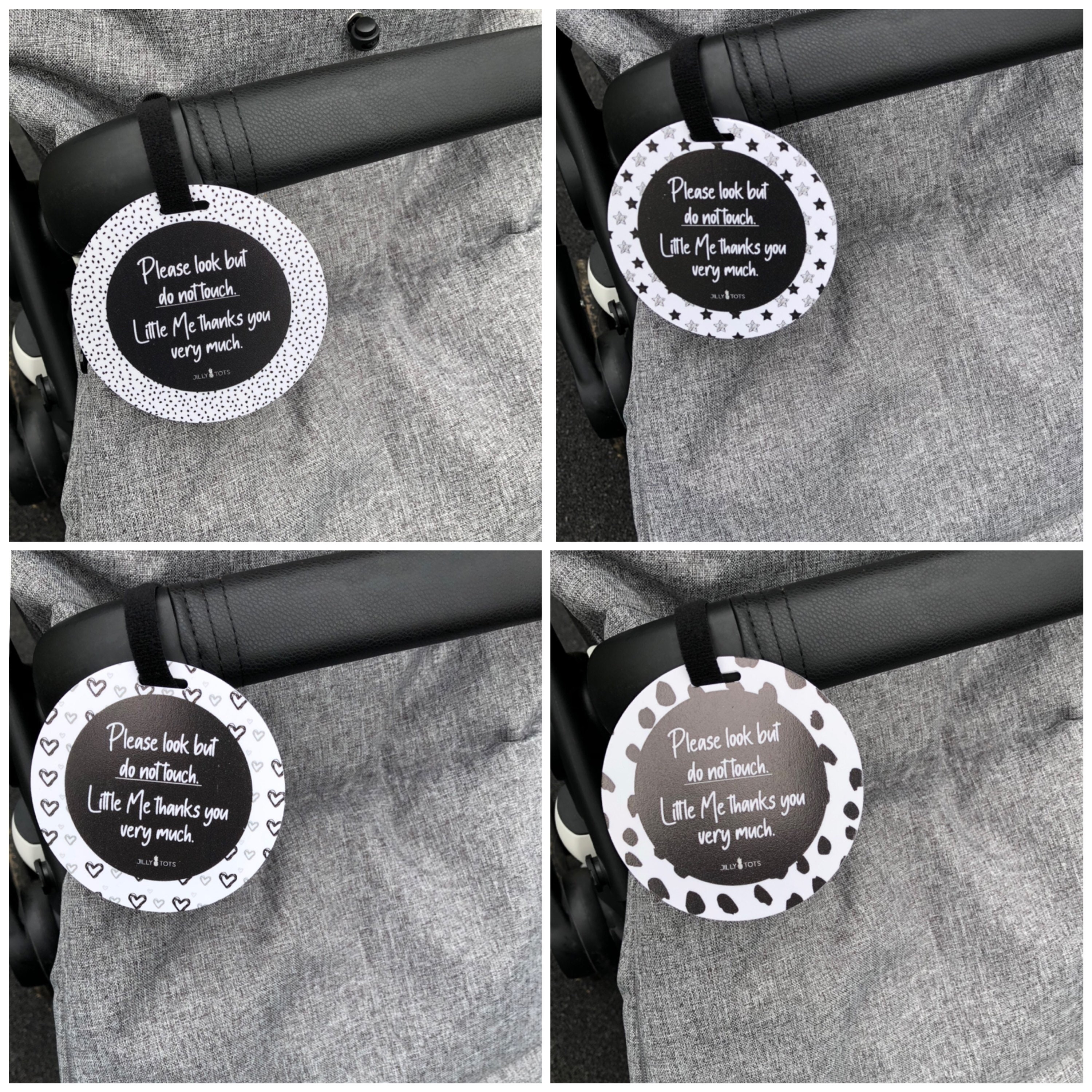 Multi Buy Baby Pram Tag Car Seat Carrier Accessory Germ Sign | Etsy