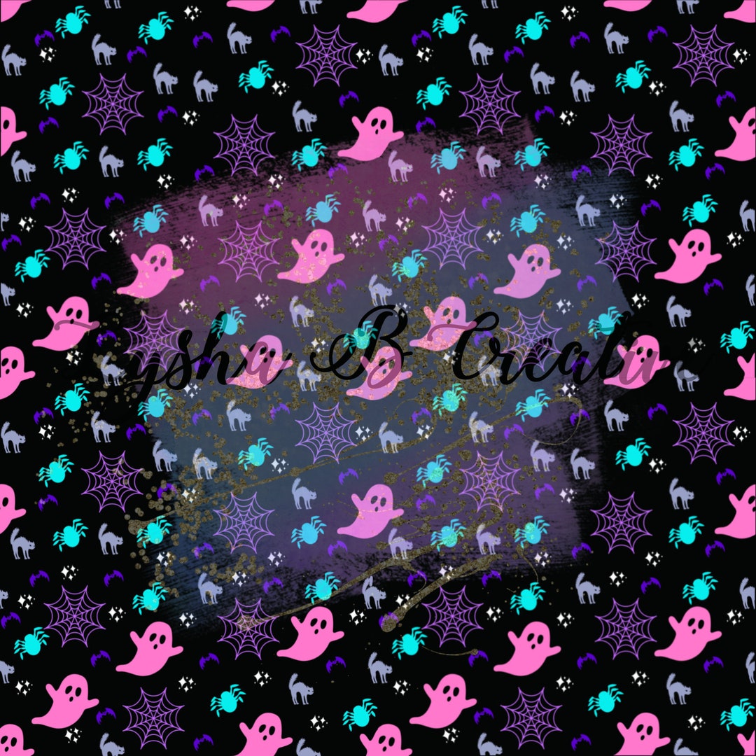 Spooky Cute Halloween Digital Paper, PNG, JPEG, Seamless Design ...