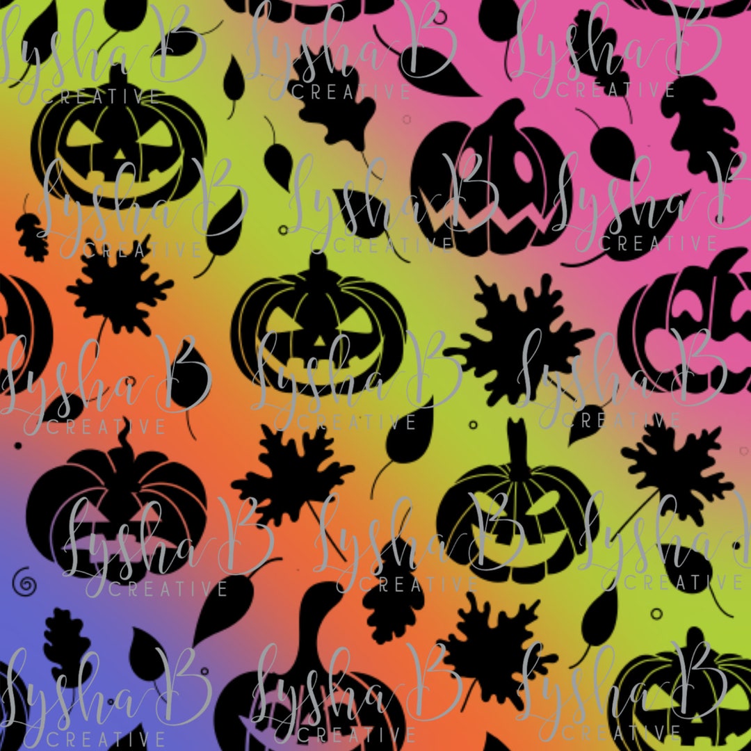 Spooky Jack O Lantern Digital Paper, Halloween Background (PNG, JPEG ...