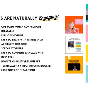GIF Animation Engagement Pack . Instagram Templates Canva . Video ...