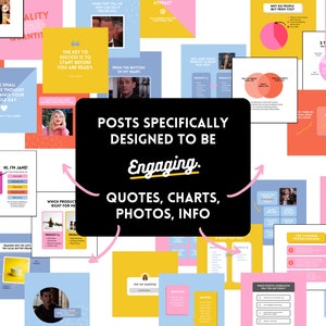Engagement Booster Bundle Instagram Templates . Instagram - Etsy