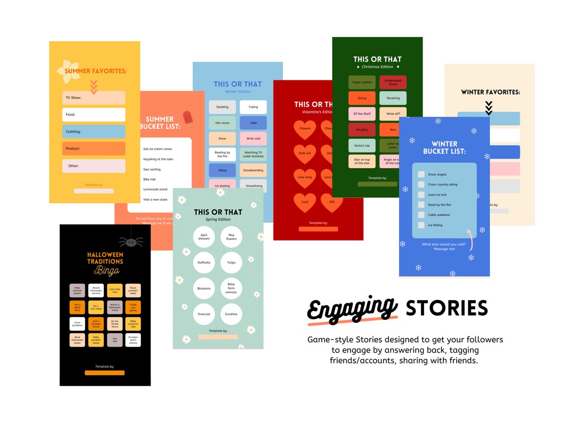 Ultimate Holiday Pack Instagram Templates . Holiday Instagram - Etsy