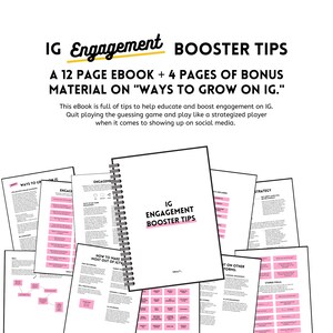 Engagement Booster Bundle Instagram Templates . Instagram - Etsy