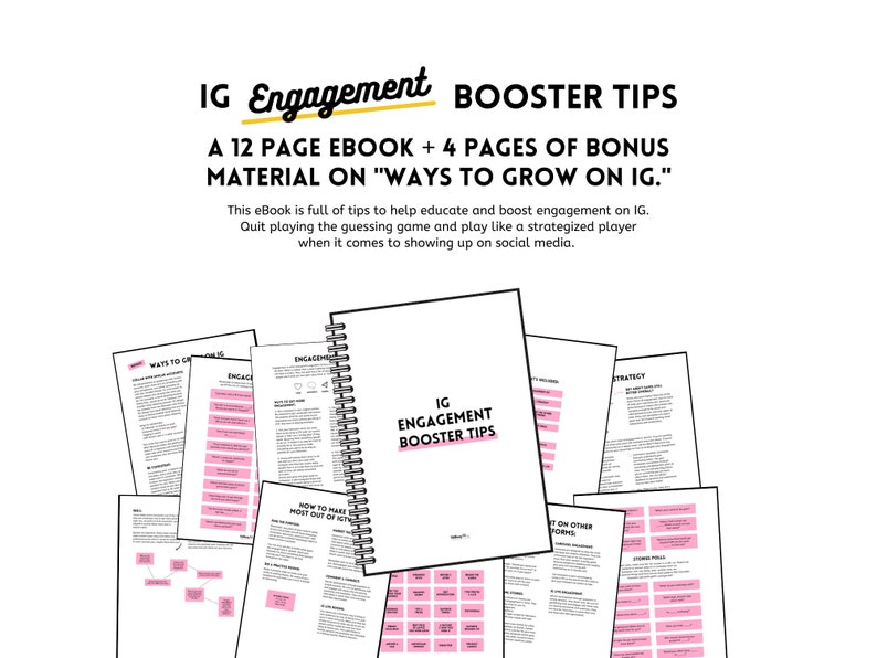 Engagement Booster Bundle Instagram Templates . Instagram - Etsy
