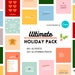 Ultimate Holiday Pack Instagram Templates . Holiday Instagram - Etsy