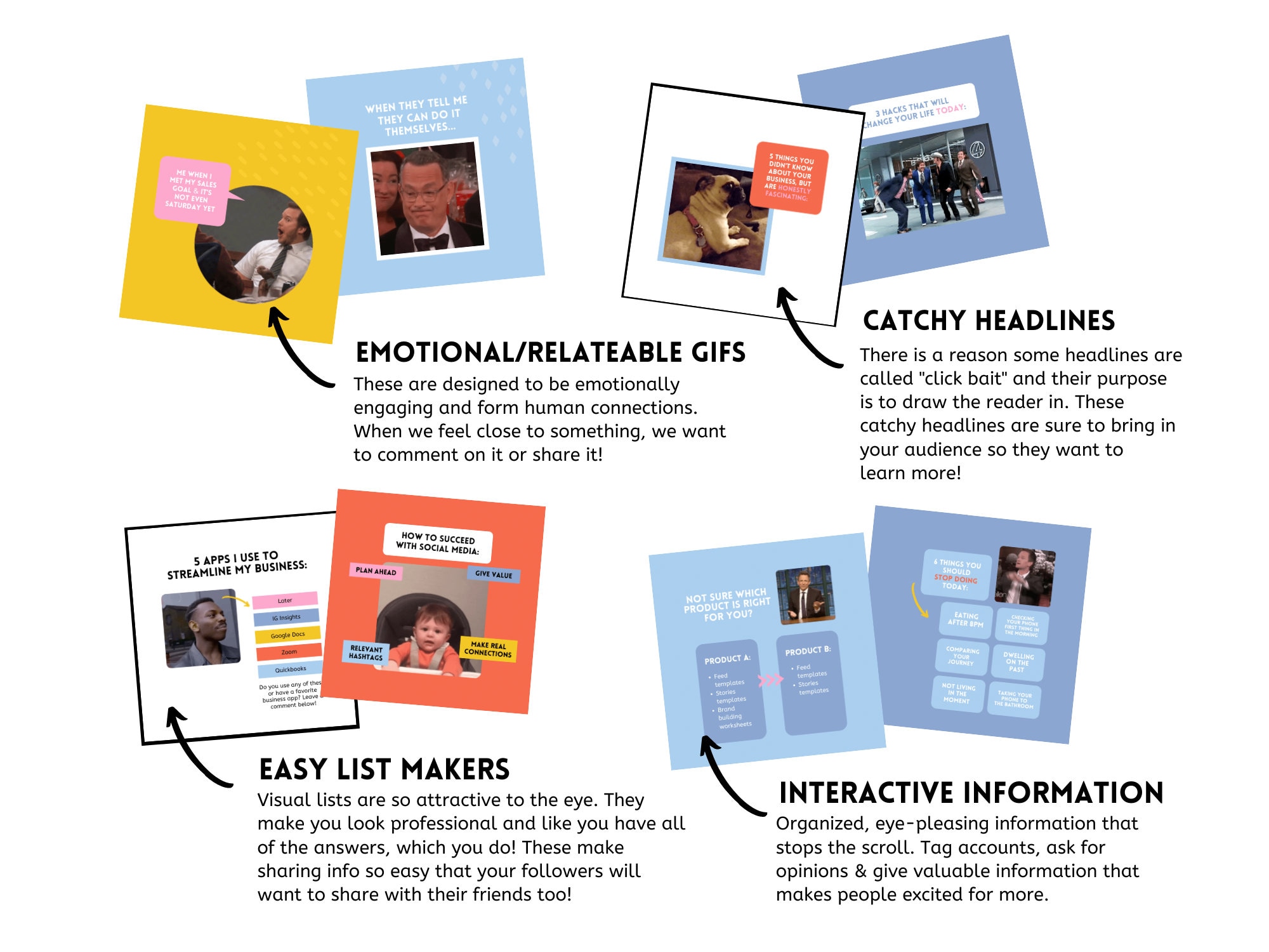 Engagement Booster Bundle Instagram Templates . Instagram - Etsy