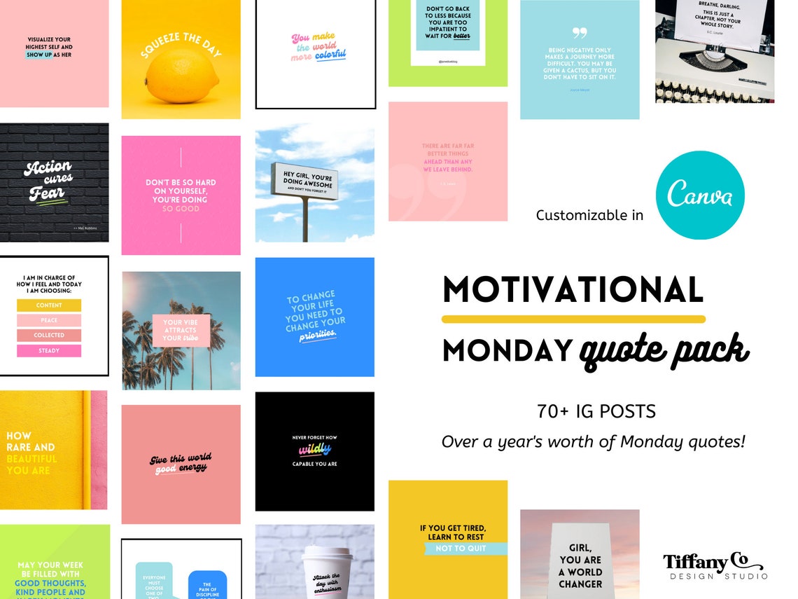 Motivational Monday Quotes Instagram Templates . Instagram Templates ...