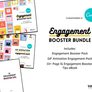 Engagement Booster Bundle Instagram Templates . Instagram - Etsy