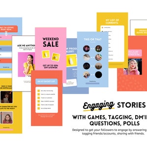 Engagement Booster Bundle Instagram Templates . Instagram - Etsy