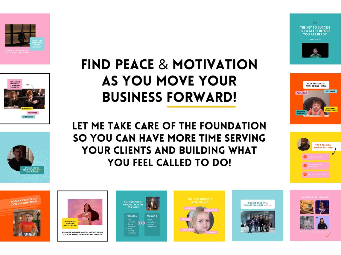 GIF Animation Engagement Pack . Instagram Templates Canva . - Etsy