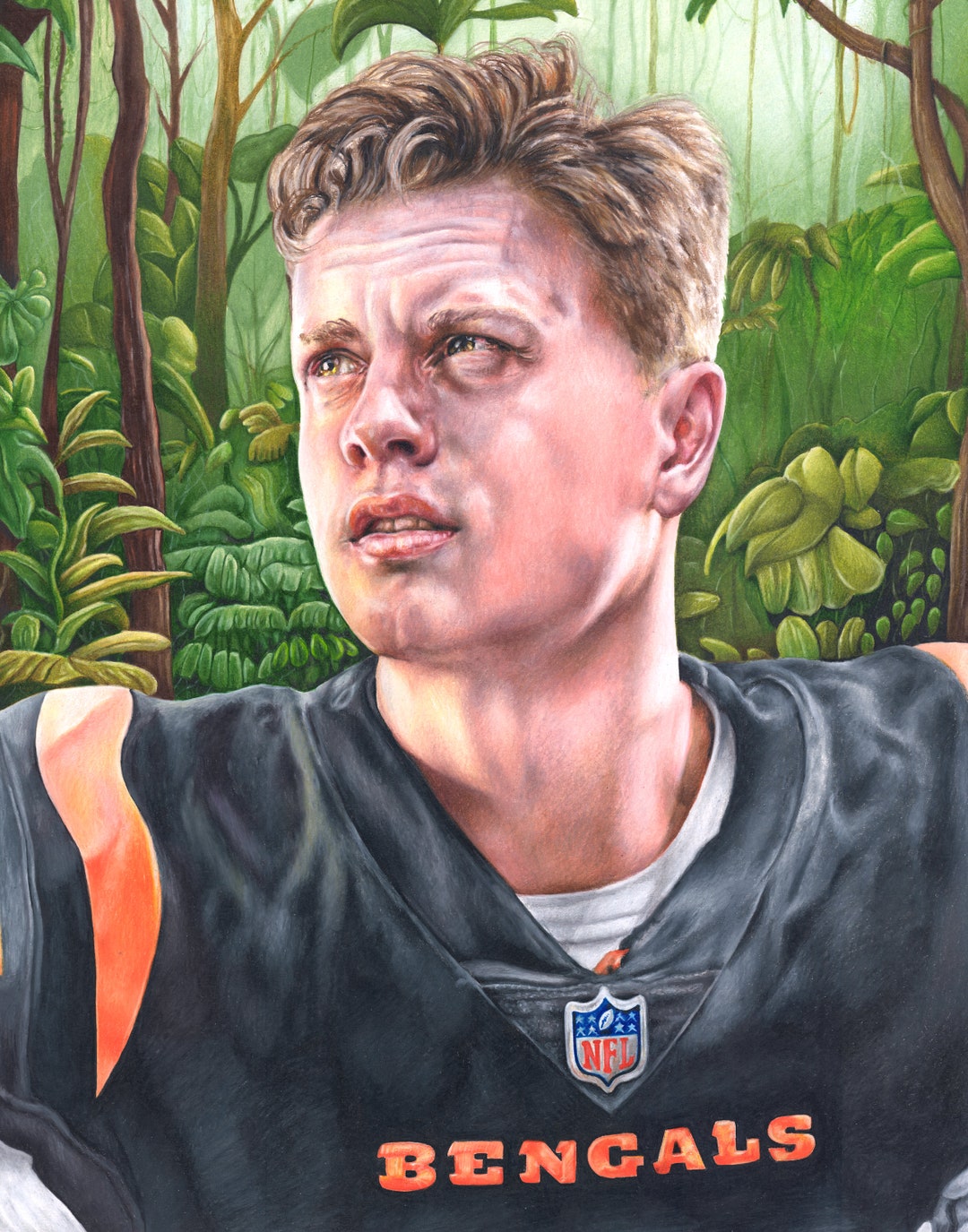 Joe Burrow Print - Etsy