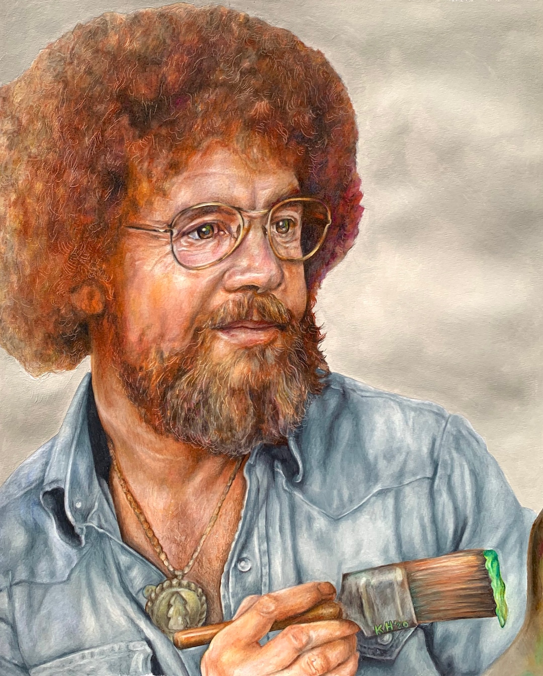 Bob Ross Print - Etsy