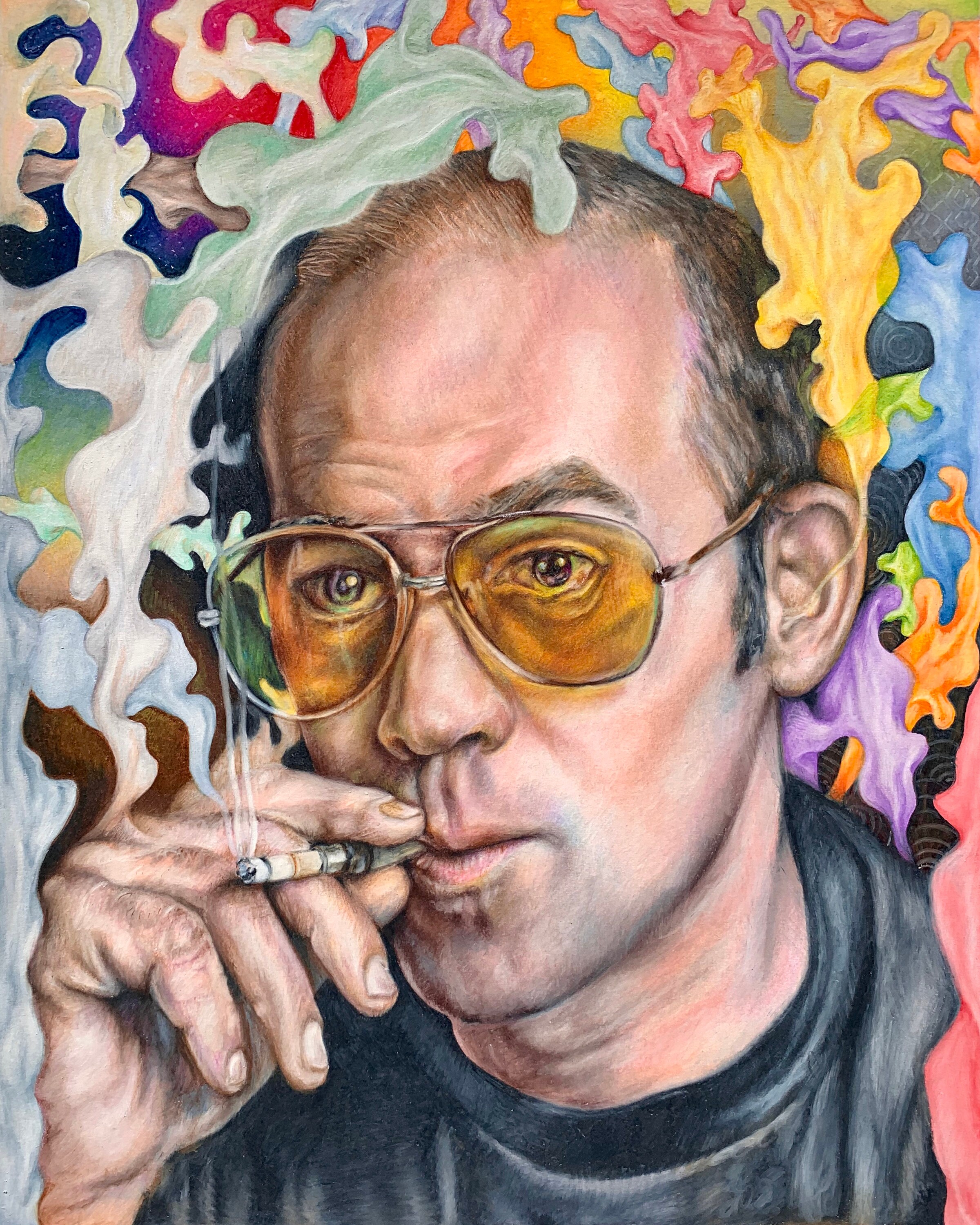 Hunter S Thompson Print - Etsy