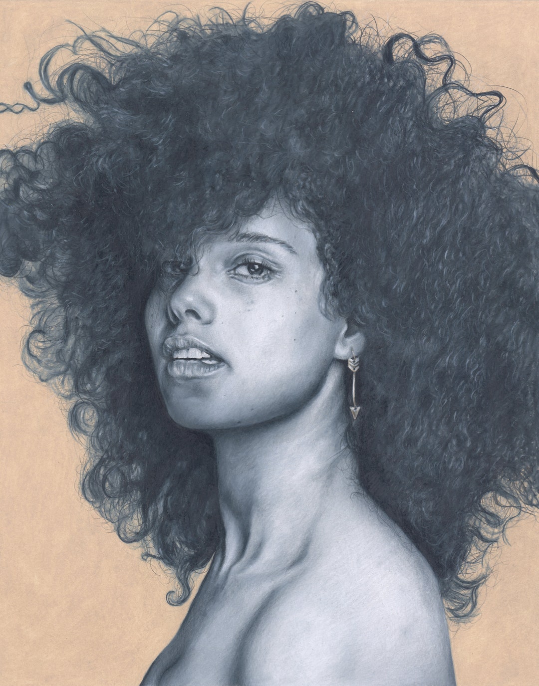 Alicia Keys Print - Etsy