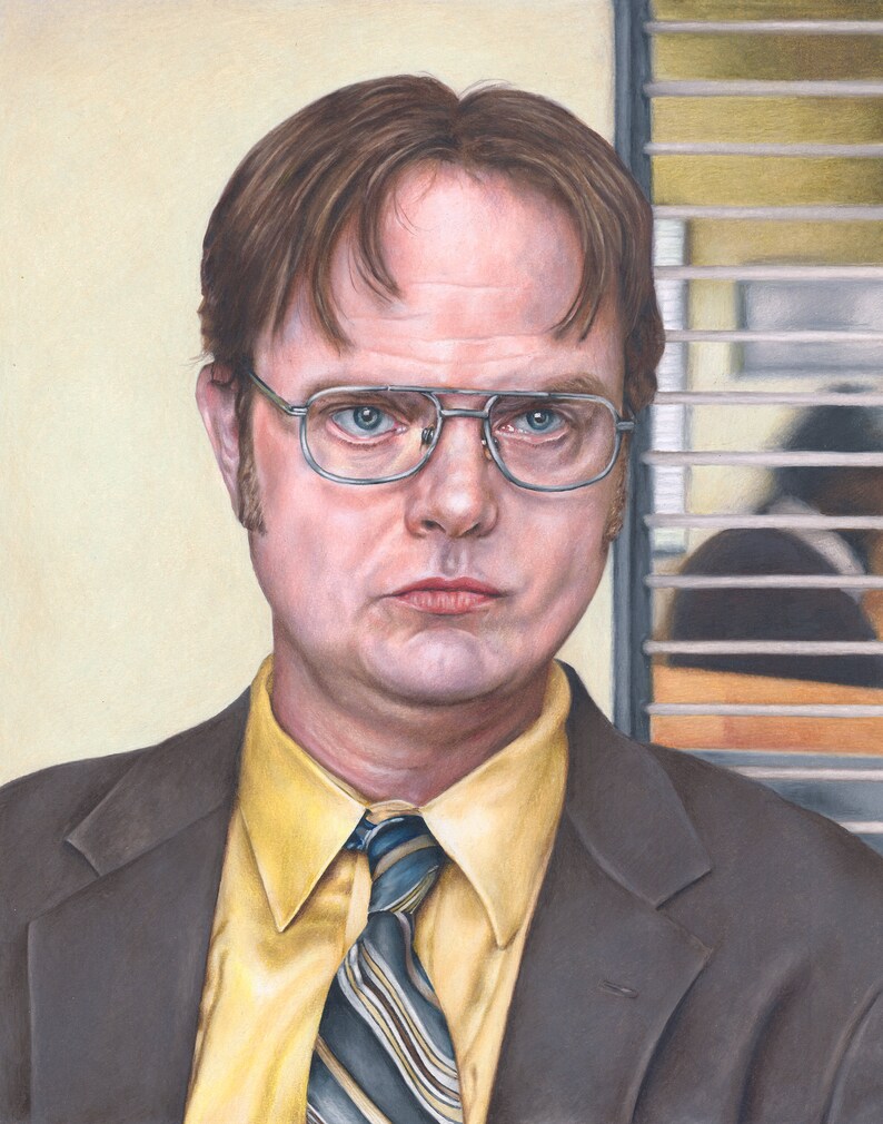 Dwight Schrute Orginal Drawing - Etsy