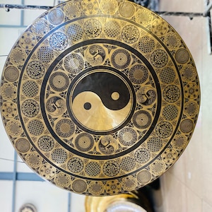 100 Cm Extra Large YIN YANG Gong -tibetan Sound Healing Handmade Gong ...