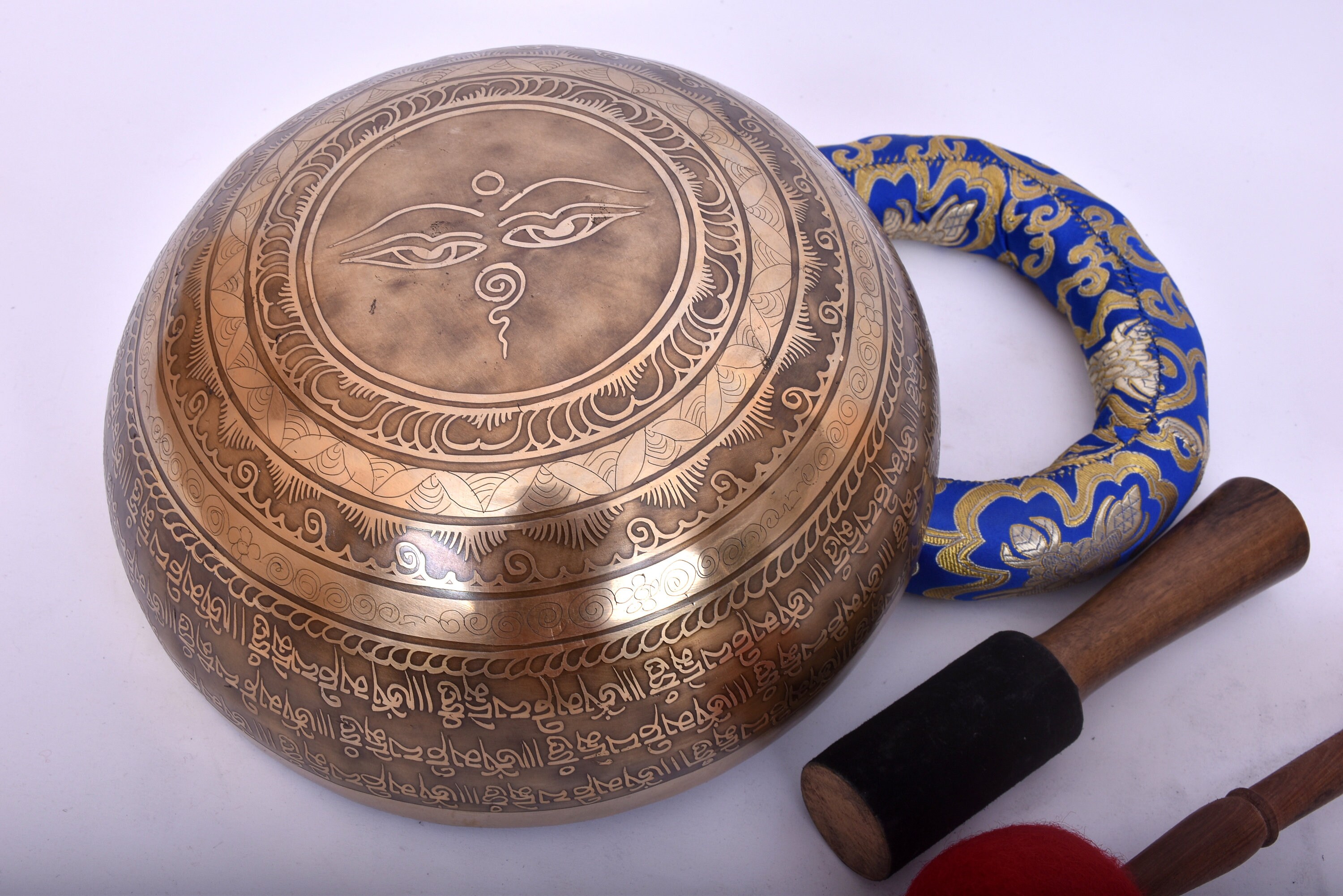 10 Inches ganesha Singing Bowl Set Hindu Singing - Etsy