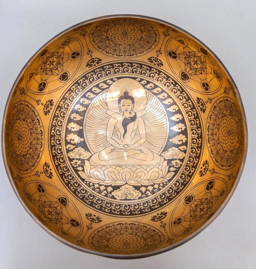 Spiritual Power Singing Bowls - Devine Energy Buddha Shakti Carved ...
