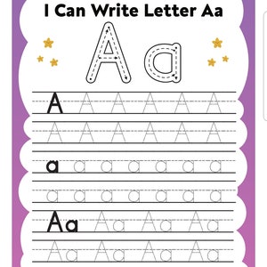 Worksheet Alphabet A to Z and Numbers 1 to 10 Tracing (line Tracing)42 ...