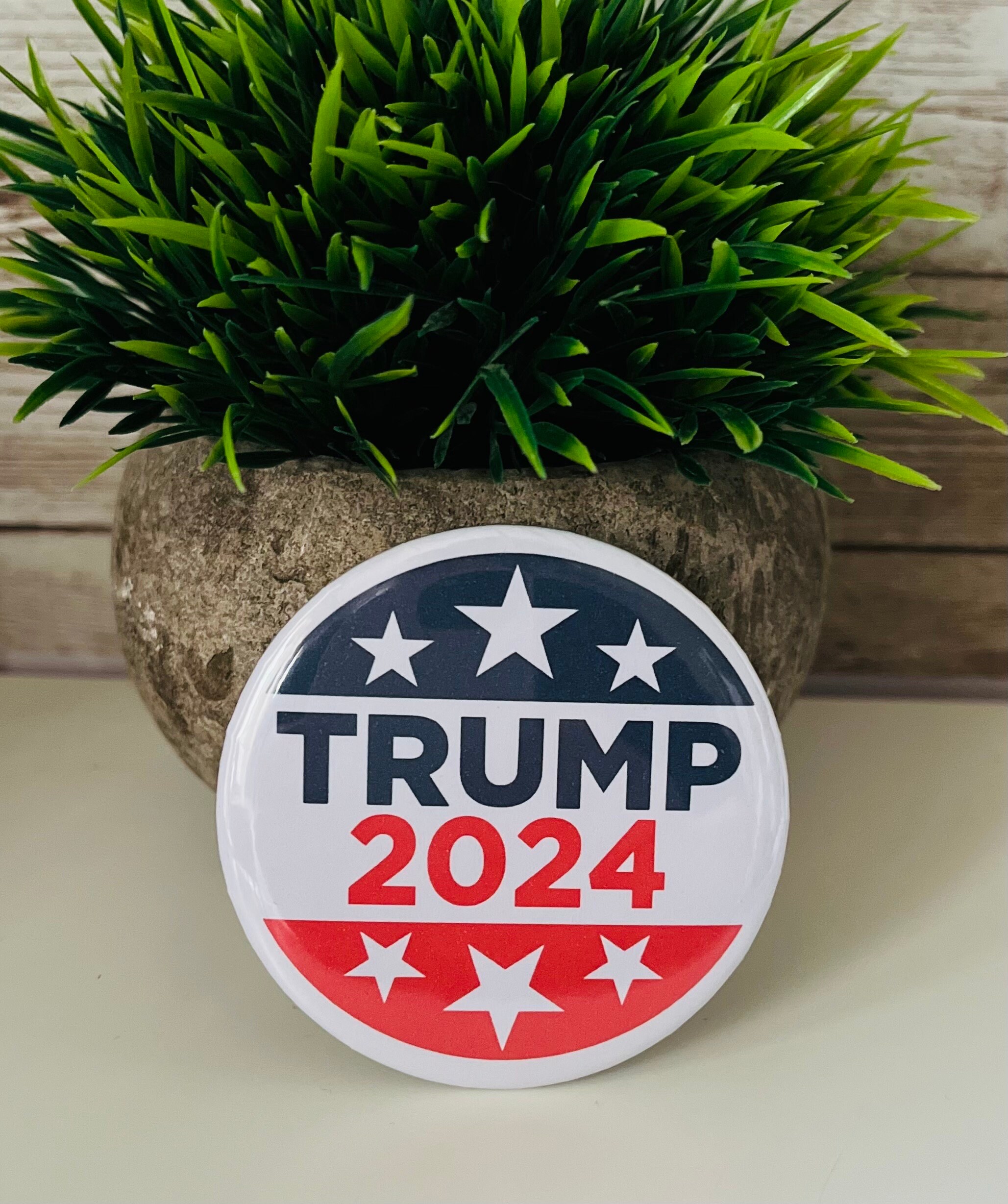Trump 2024 Pin With Red White and Blue Bracelet paracord Clasp FJB - Etsy