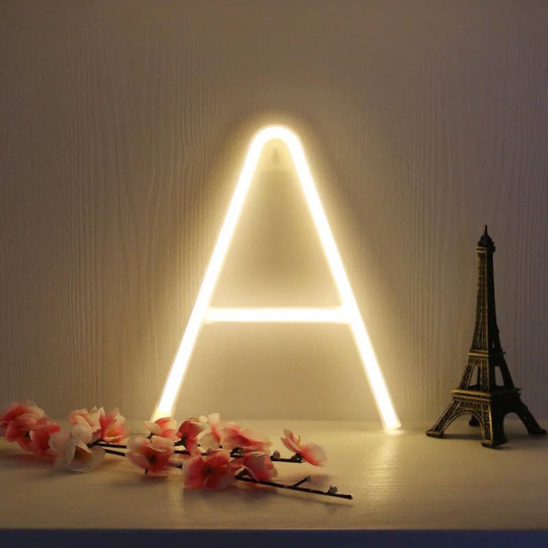 Neon Letters - Etsy