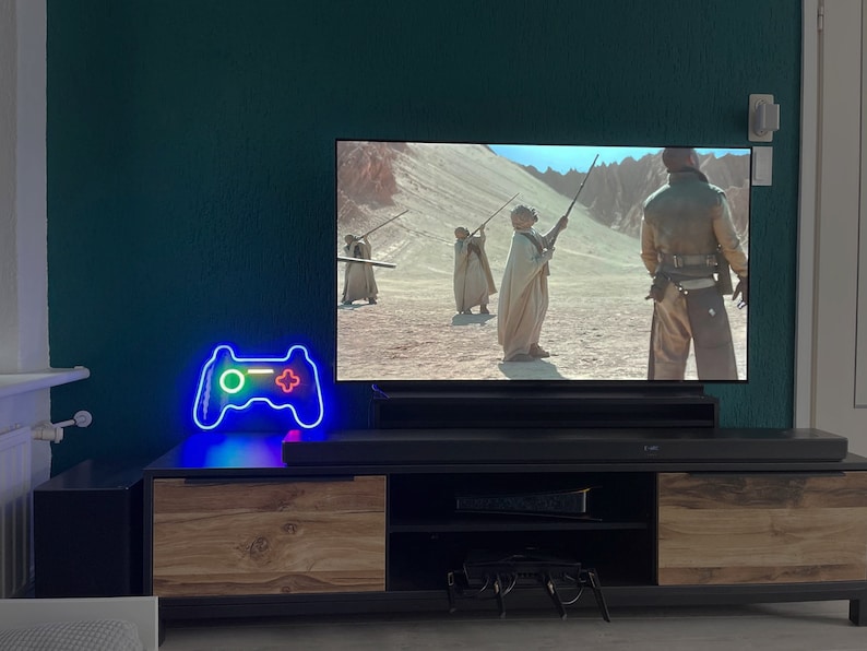Gaming Controller Neon Light LED Game Shaped Sign Lights | Etsy