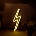 Mini Lightning Bolt Neon Light LED Sign Lights for Wall - Etsy