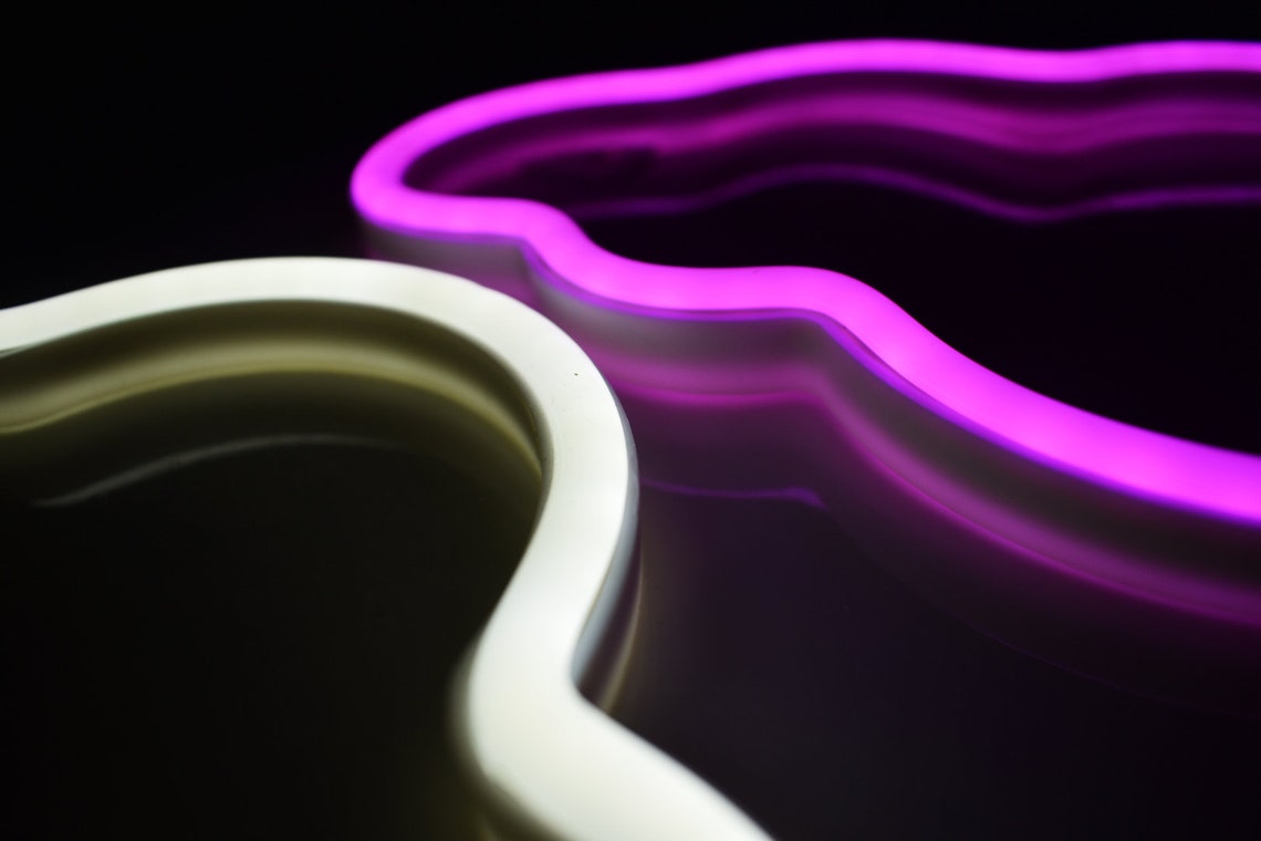 Fluffy Cloud White Neon Lights Sign LED for Bedroom Light - Etsy