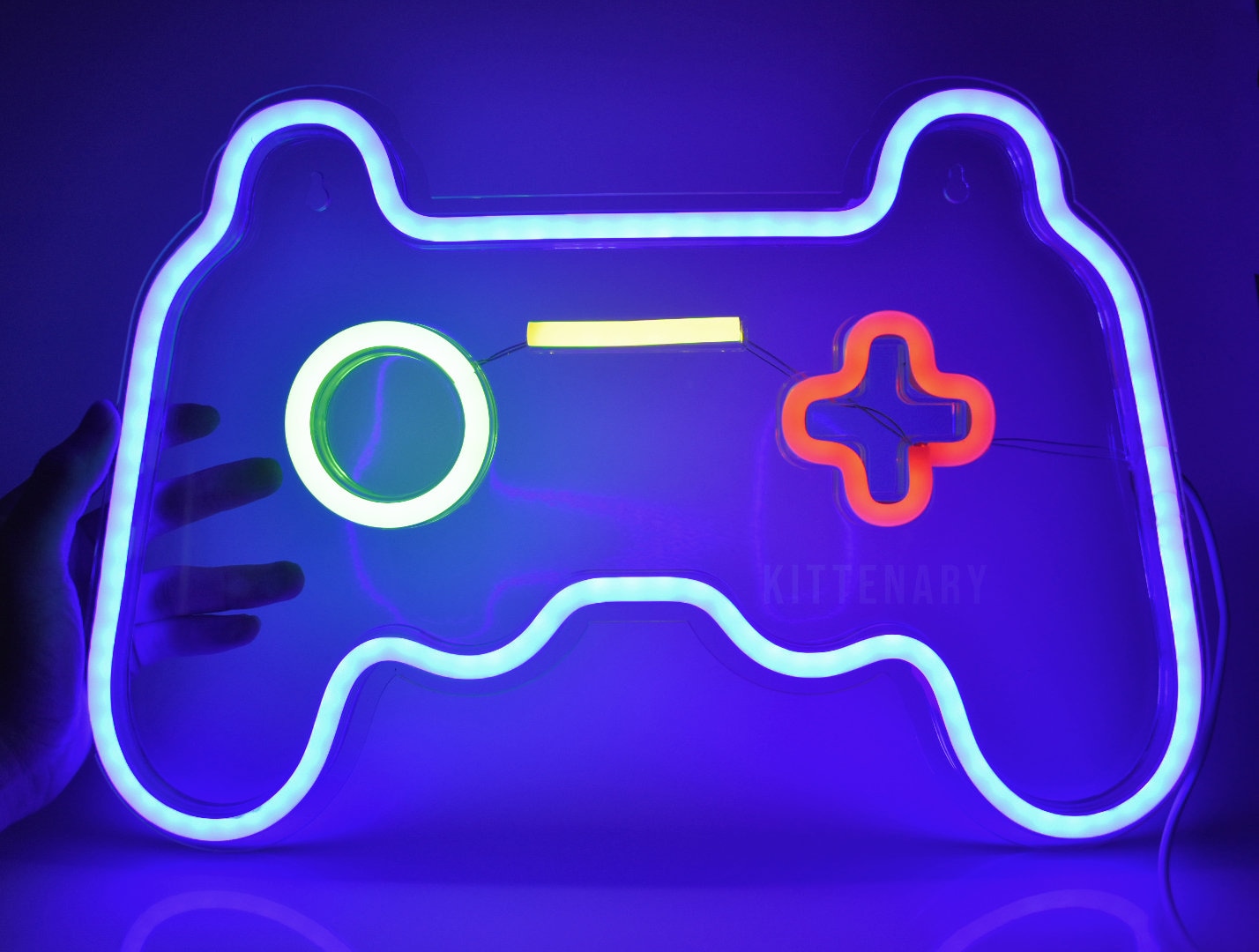 Gaming Controller Neon Light LED Game Shaped Sign Lights - Etsy