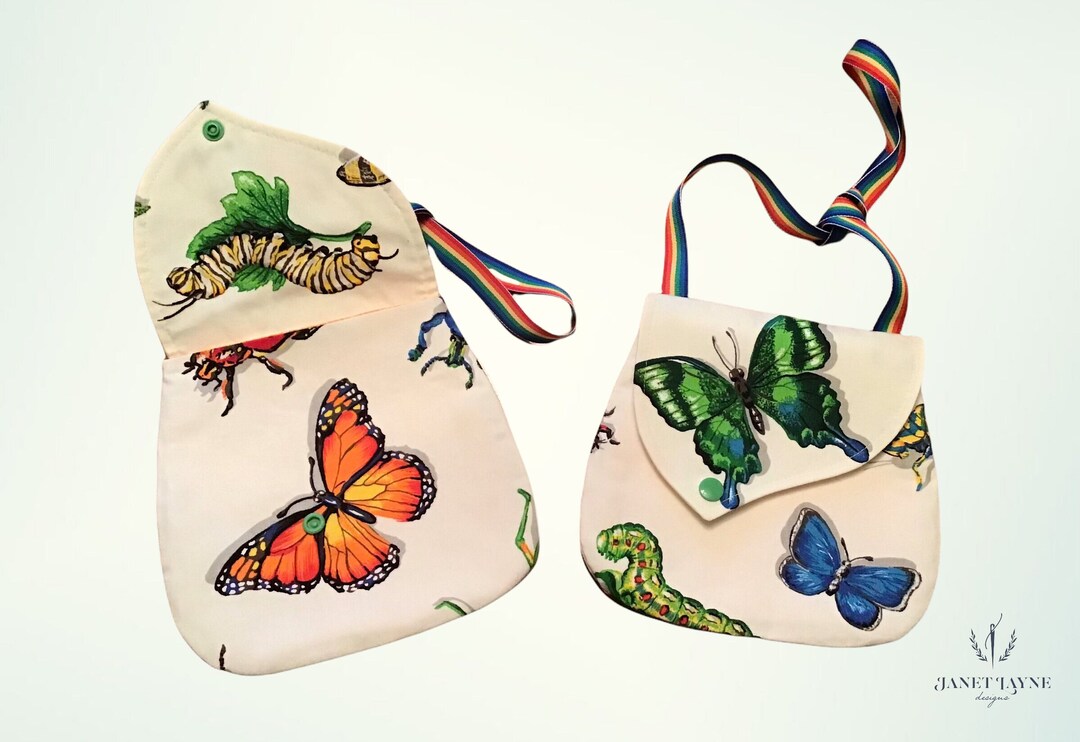 Butterfly Bags - Butterfly Purses - Children's Bags - Girl's Messenger ...