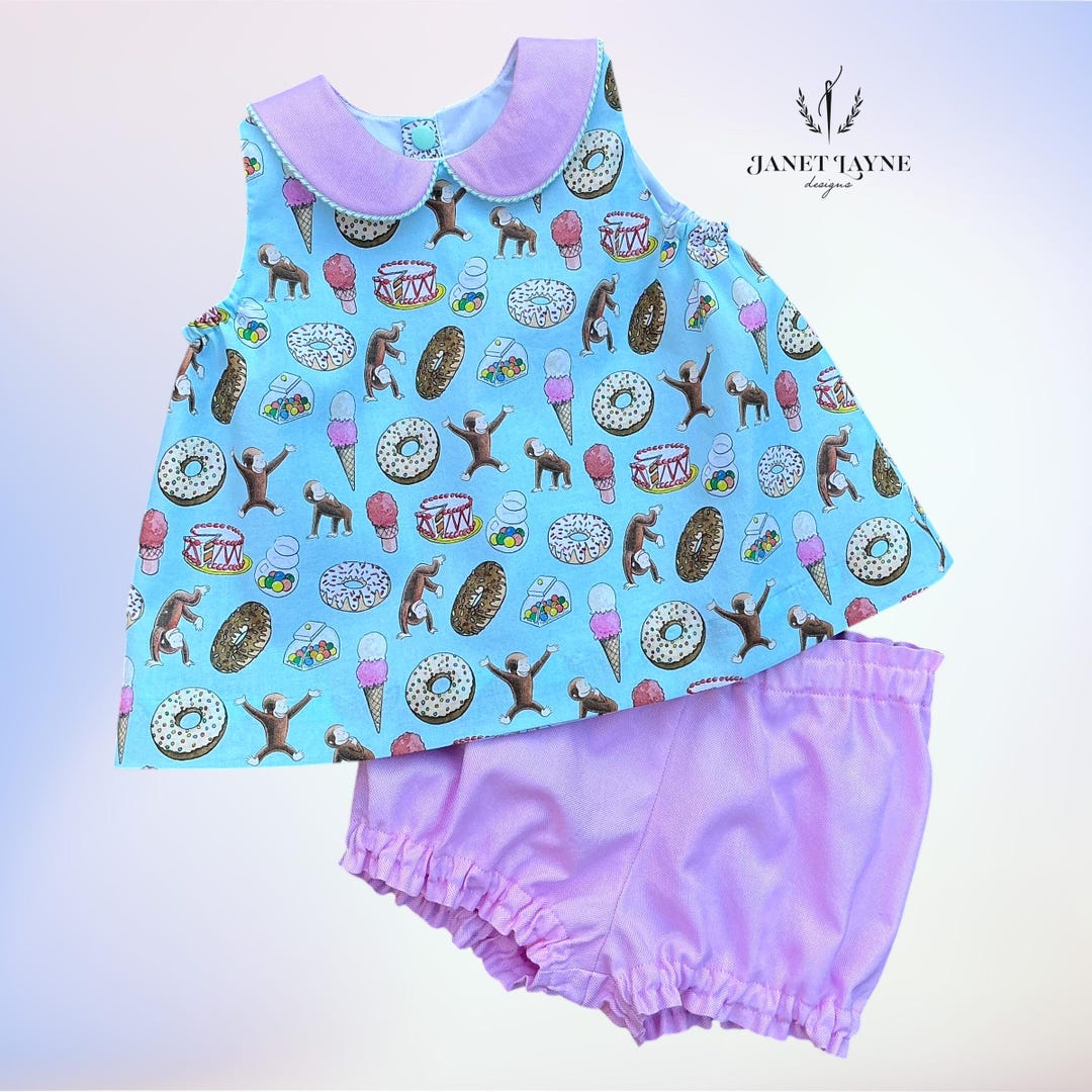 Curious George Top & Bloomers - Curious George Sweets Set - Curious ...