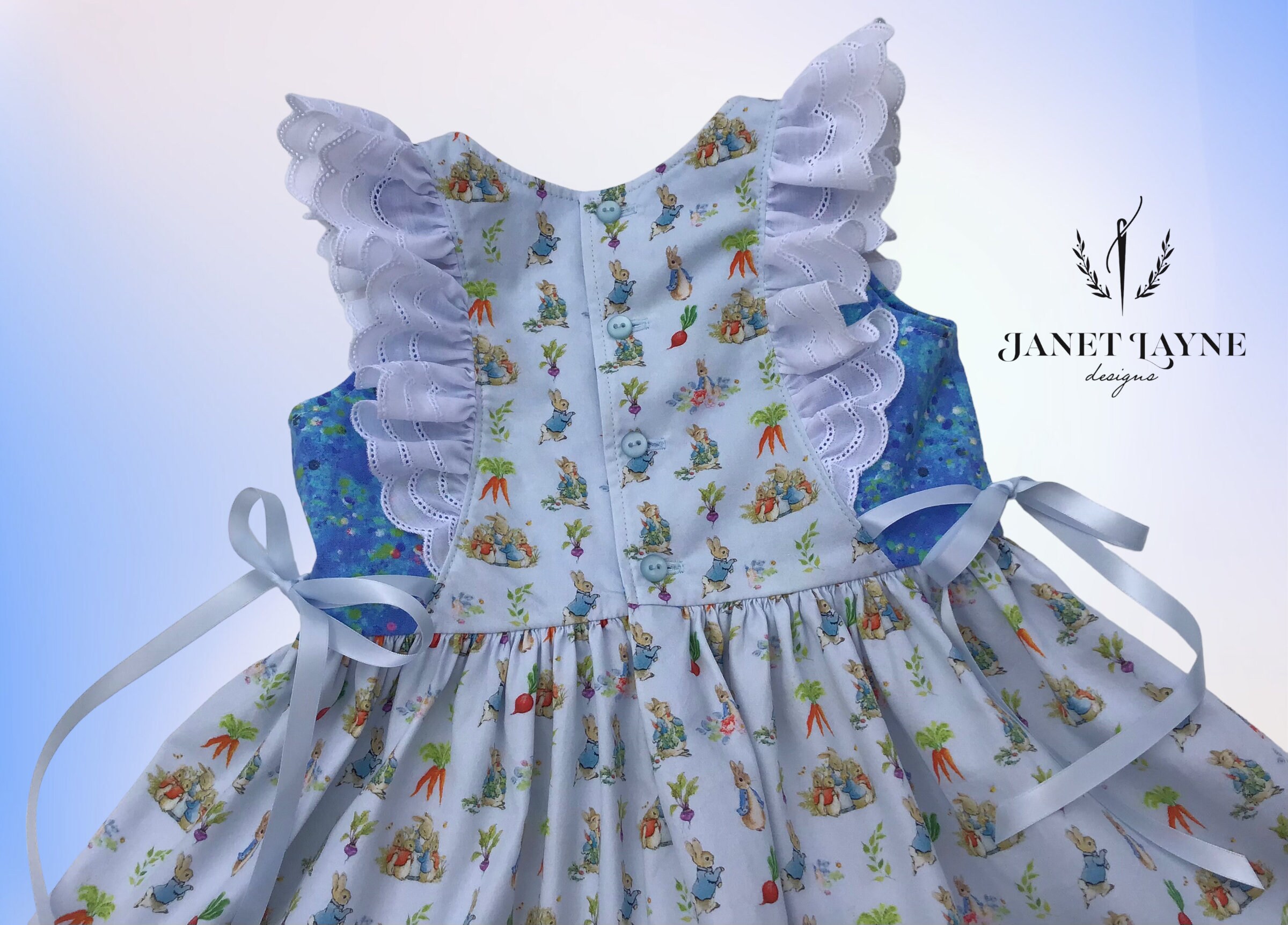 Peter Rabbit Dress Peter Rabbit Party Dress Flopsy, Mopsy, Cottontail ...