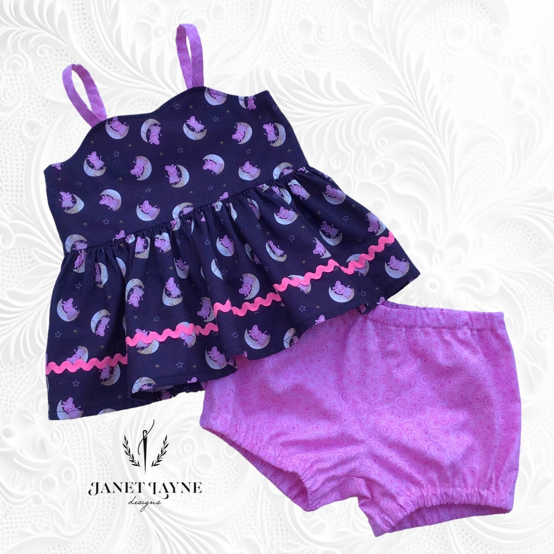 Peppa Pig Top & Bloomers Set - Peppa Pig Toddler Set - Peppa Pig ...