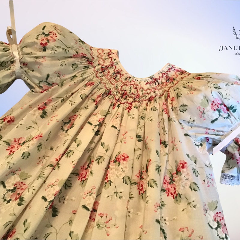 Floral Smocked Dress - Etsy