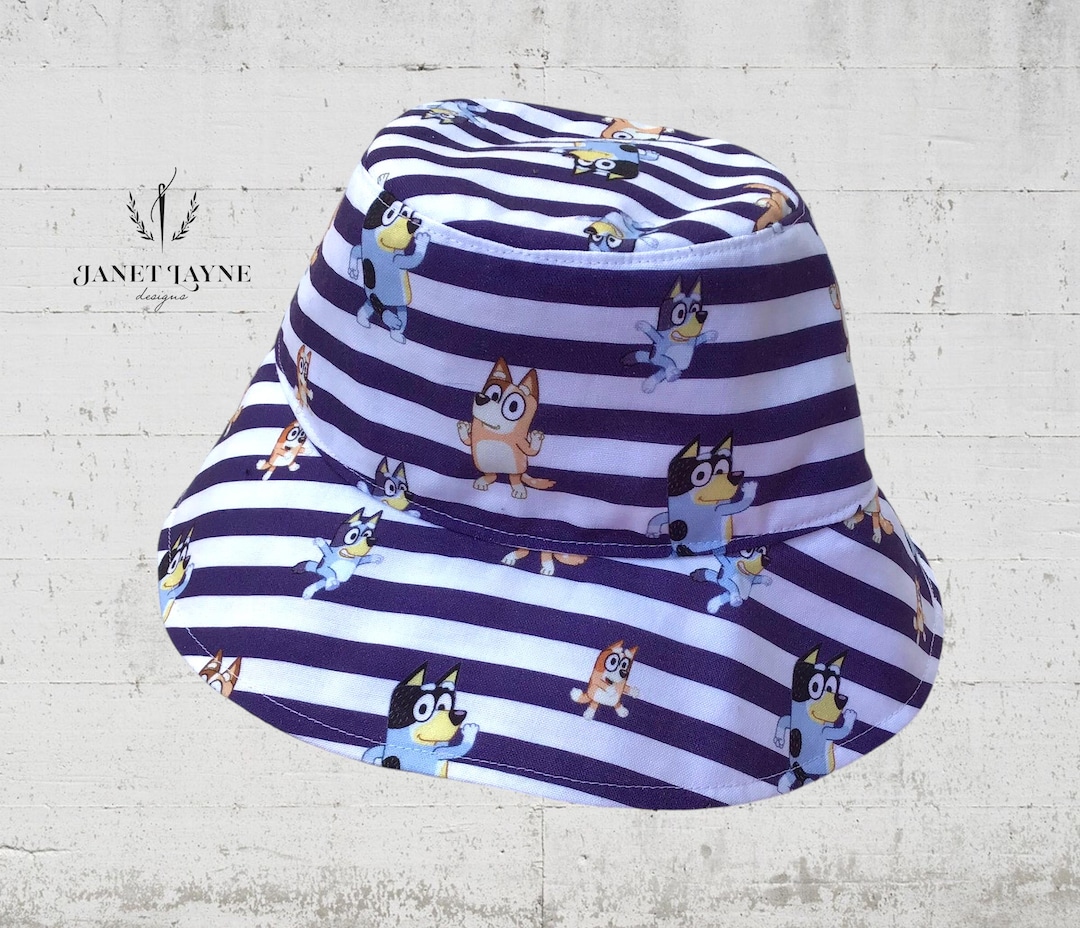 Bluey Bucket Hat - Bluey & Bingo Bucket Hat - Bluey Sun Hat - Children ...