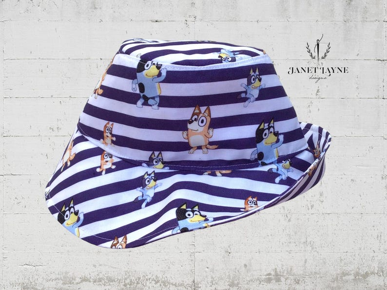 Bluey Bucket Hat - Bluey & Bingo Bucket Hat - Bluey Sun Hat - Children ...
