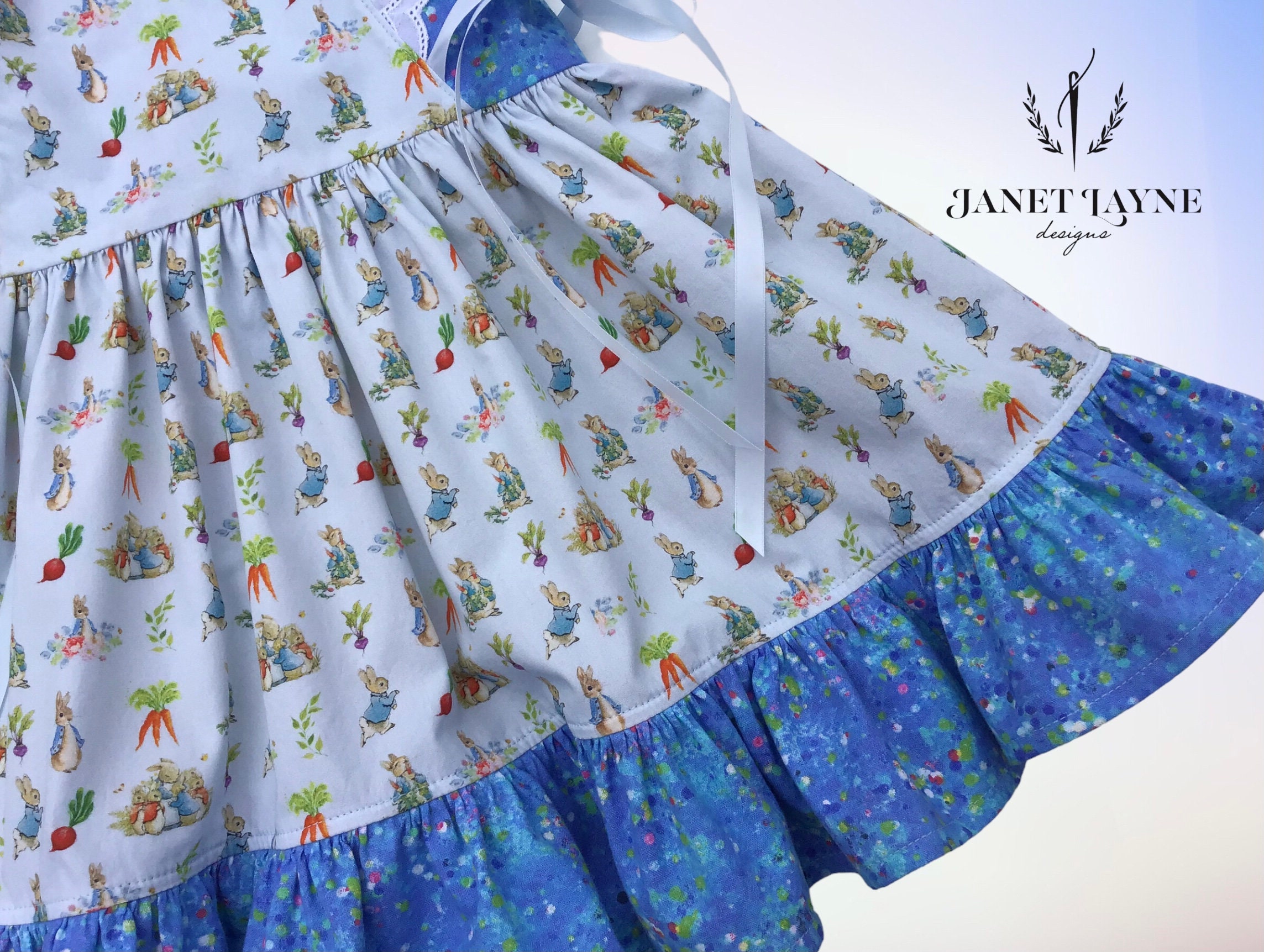 Peter Rabbit Dress Peter Rabbit Party Dress Flopsy, Mopsy, Cottontail ...